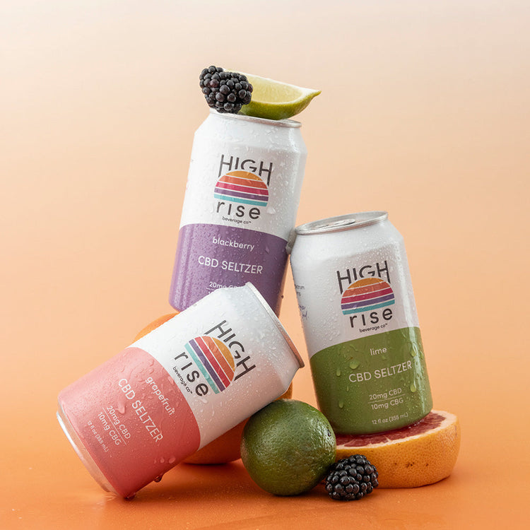 High Rise Seltzers: THC & CBD Real Fruit Seltzer – High Rise Beverages