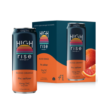 Shop High Rise Beverages: THC, CBD, and Adaptogen Seltzers
