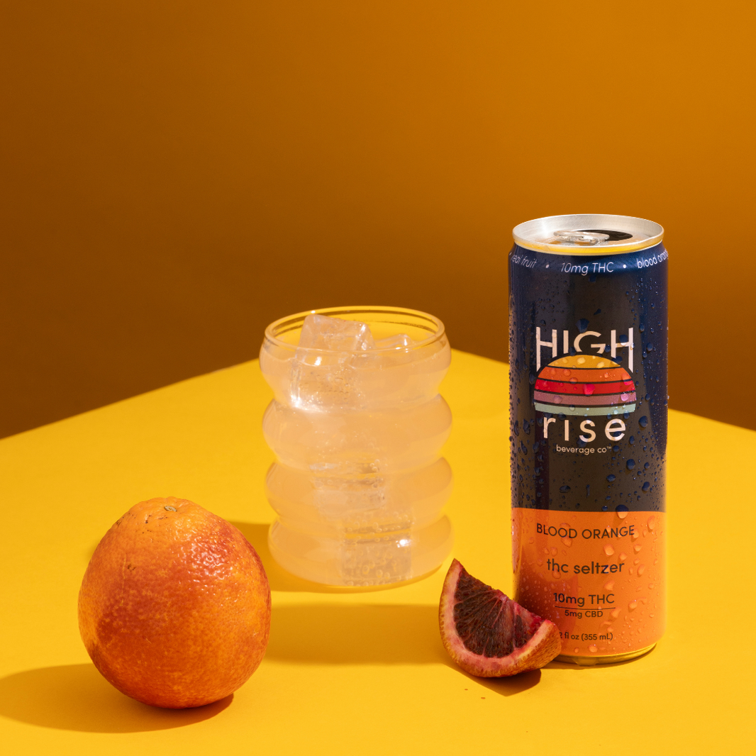 Shop High Rise Beverages: THC, CBD, and Adaptogen Seltzers