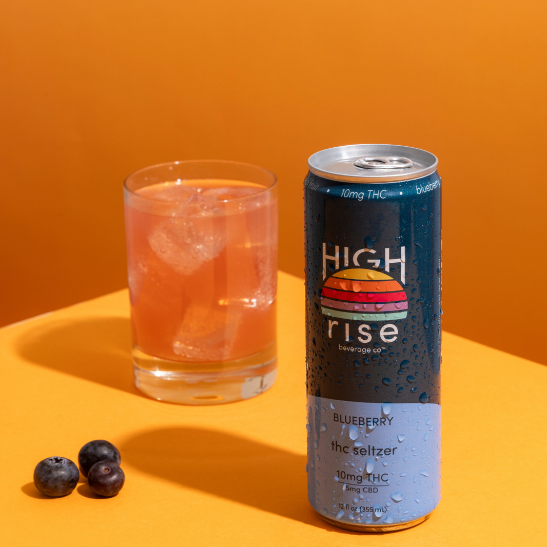 Shop High Rise Beverages: THC, CBD, and Adaptogen Seltzers
